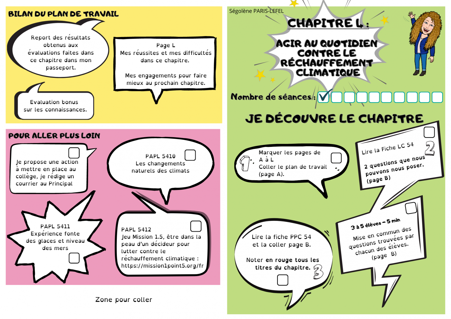 Problématiser les chapitres – Le boulot pédago de Ségo
