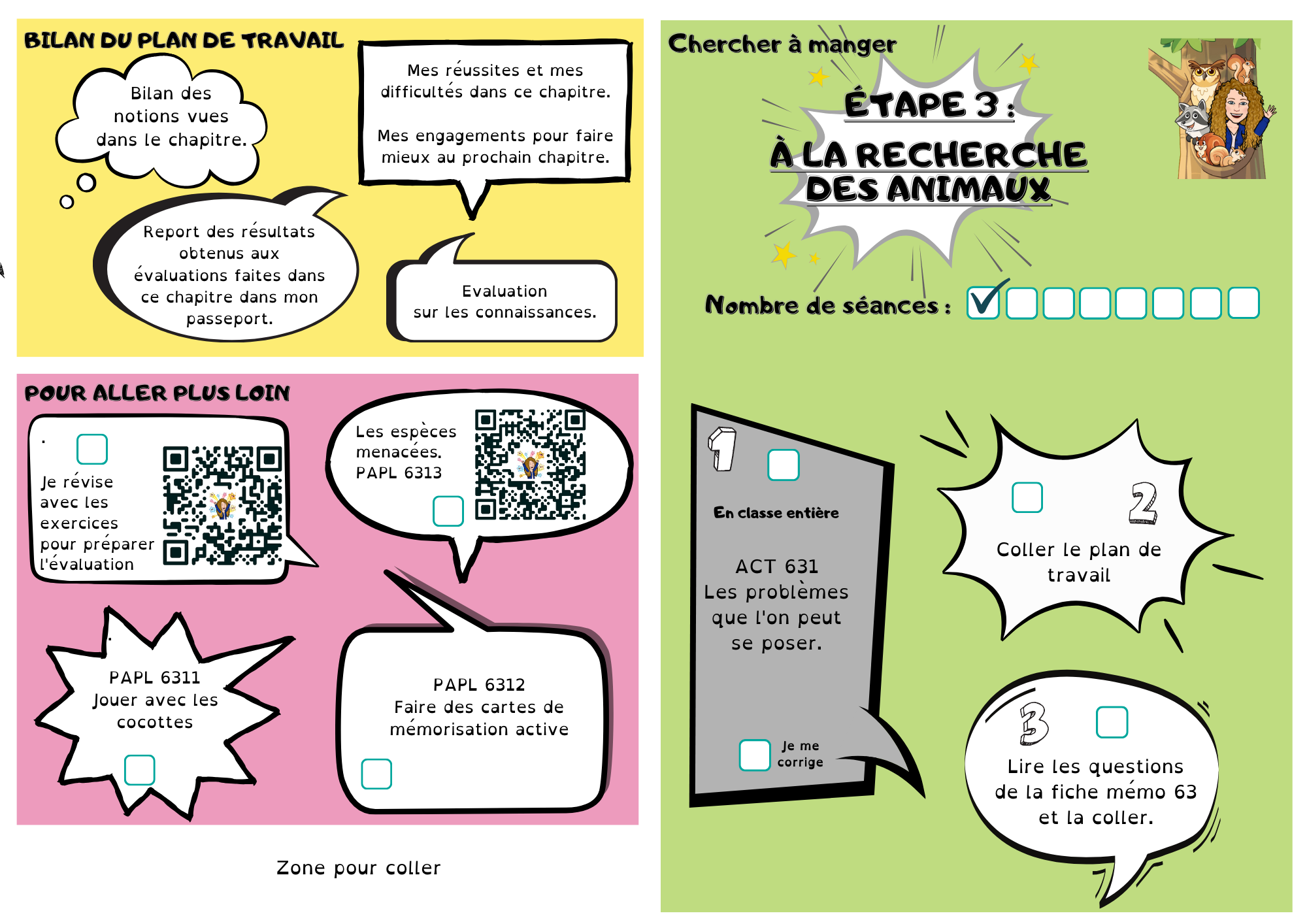 Etape 3 : à la recherche des animaux – Le boulot pédago de Ségo